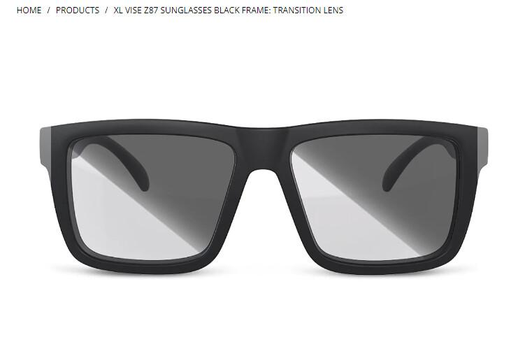 Heat Wave XL Vise Black / Photochromic / Transition Len
