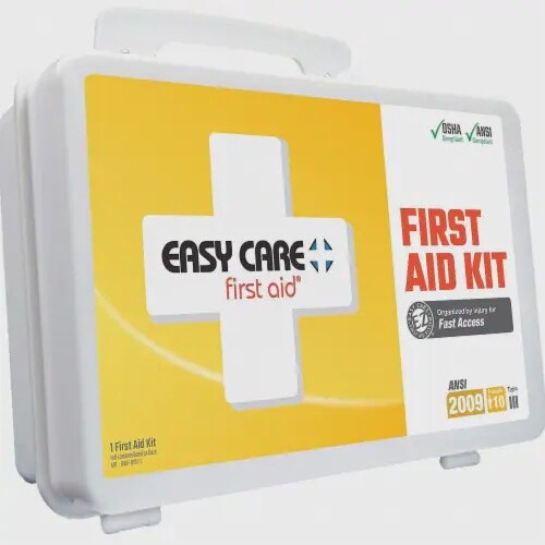 Easy Care 10 Person ANSI 2009 Plastic First Aid Kit
