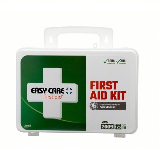 Easy Care 25 Person ANSI 2009 Plastic First Aid Kit