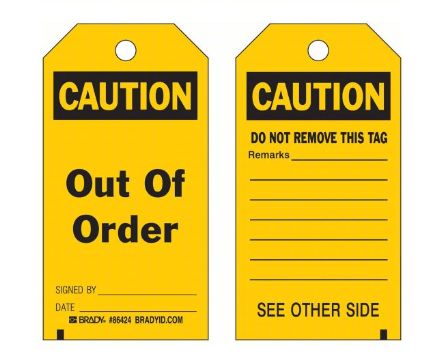 Caution Out of Order 10pk
