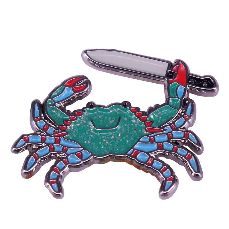 Premium Kawaii Pin - Killer Crab