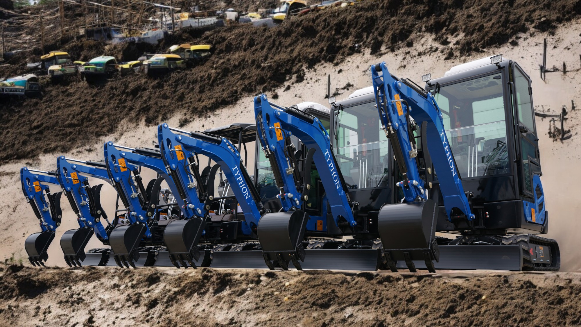 Typhon Machinery: TYPHON TERROR XVIII Prestige 2-Ton Mini Excavator ...