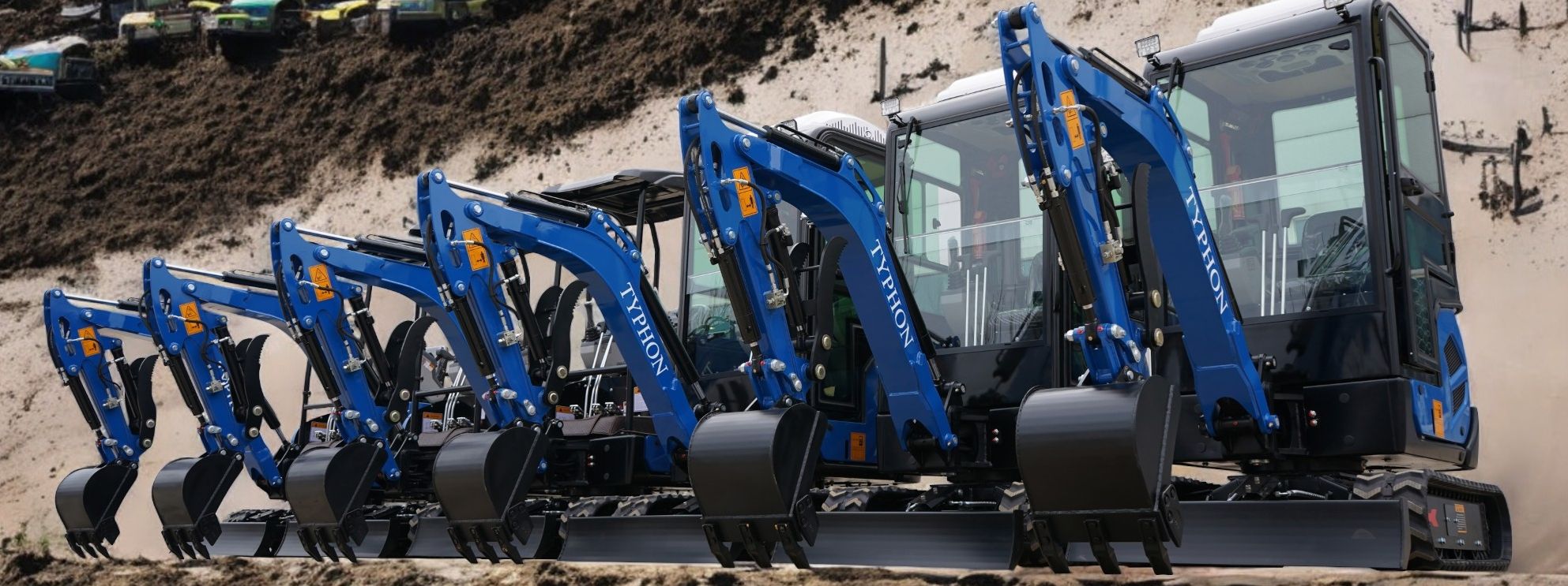 Top Mini Excavator Diggers & Skid Steers TYPHON Machinery