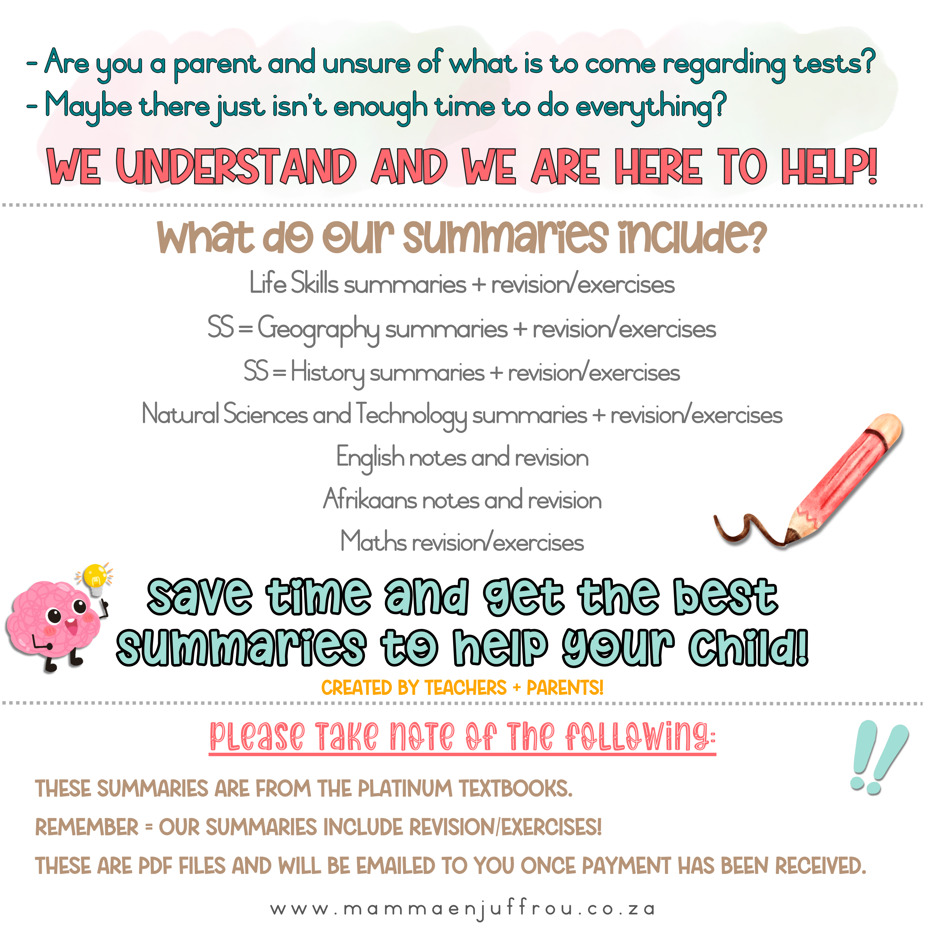 GRADE 4 - YEAR PACKAGE (Summaries)