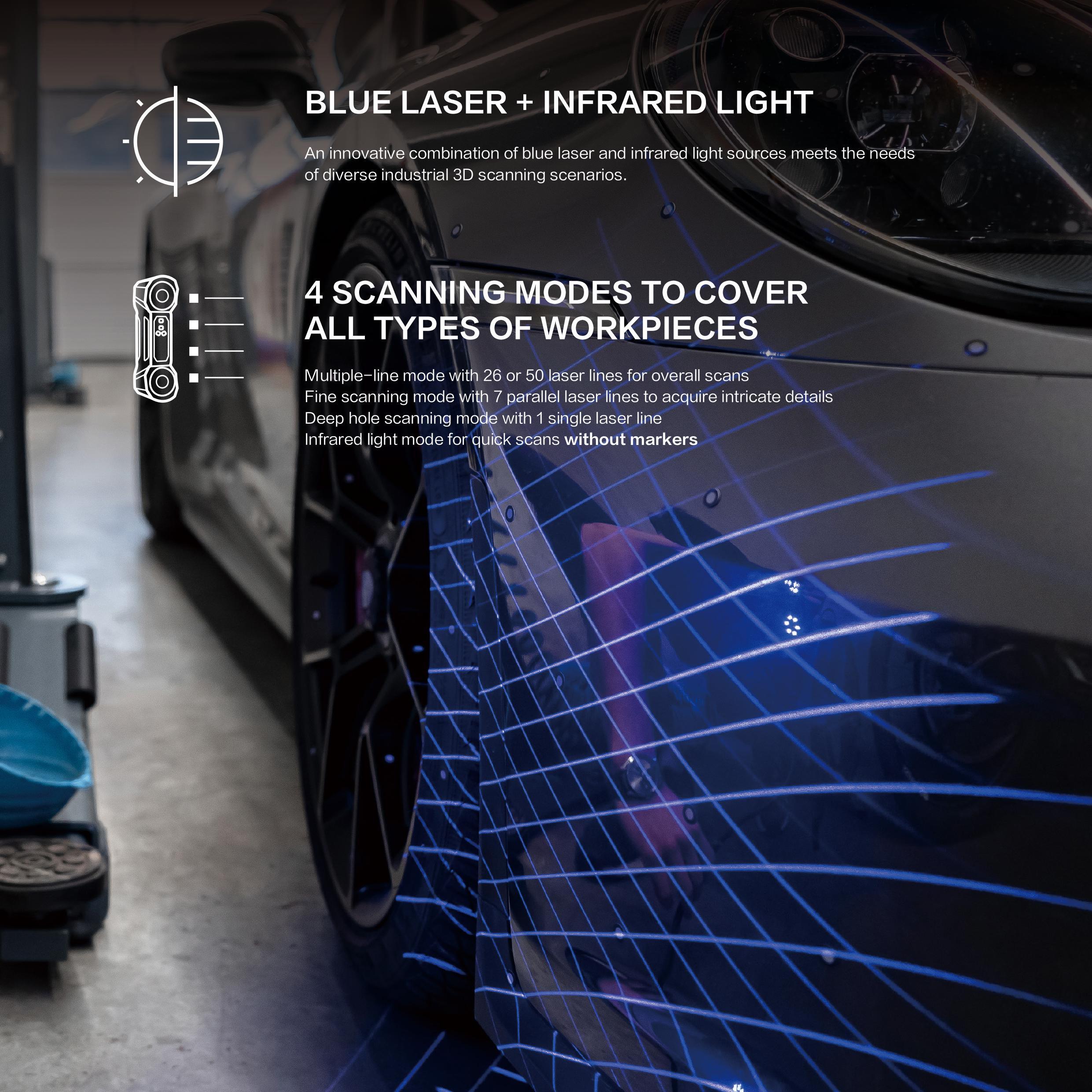 Shining 3D FREESCAN COMBO handheld 3D Scanner Pakistan