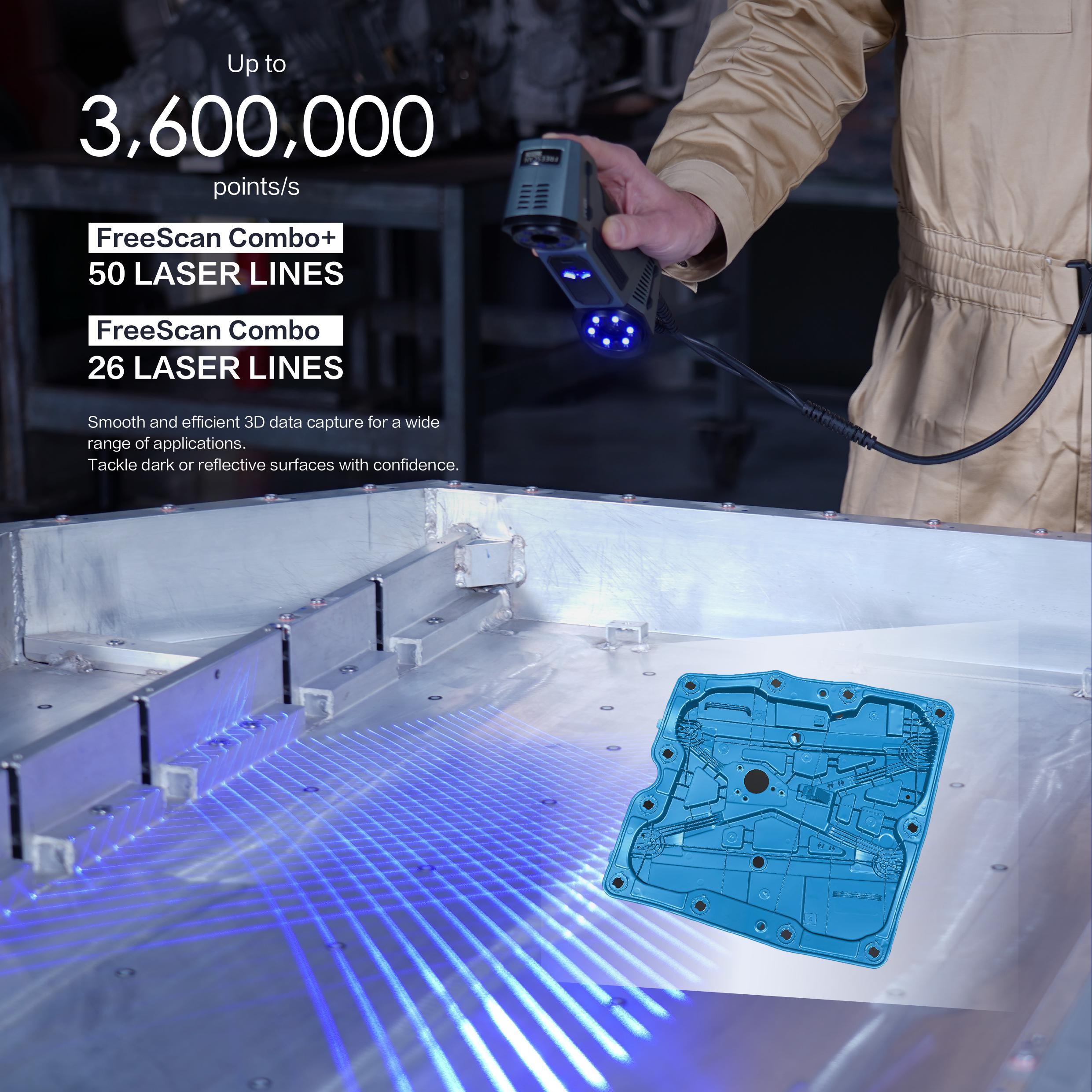 Shining 3D FREESCAN COMBO handheld 3D Scanner Pakistan