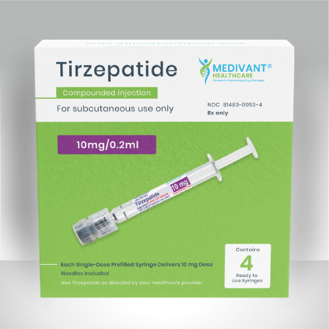 TZ 2.5mg dose Pre-Filled Syringes 4-week Supply with Service Fee ...