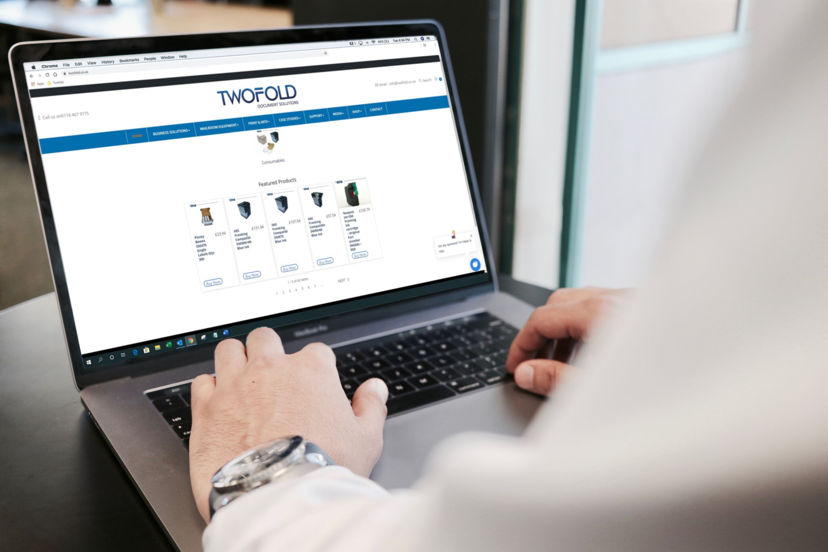 Mailroom equipment and consumables