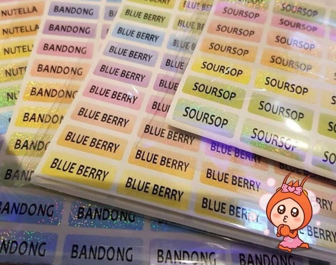 Water Proof Name Stickers & Customised Stamps