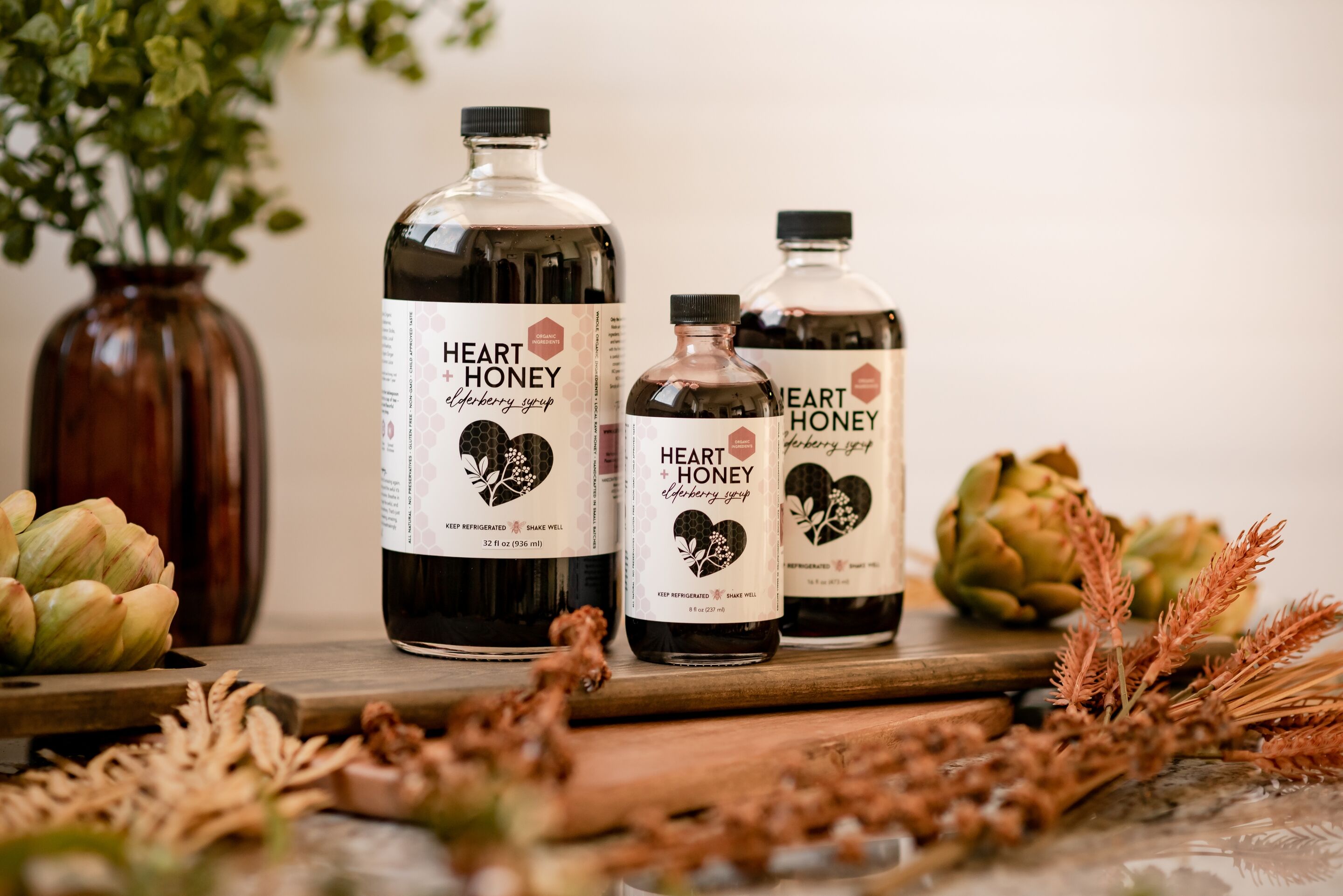 Heart + Honey Elderberry Syrup