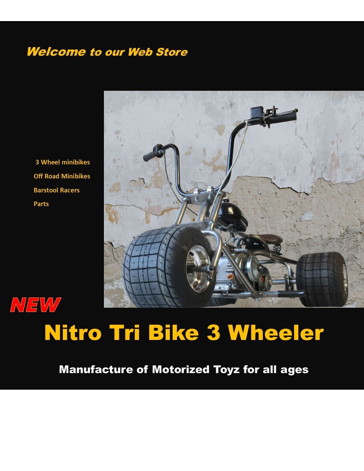 Pro Barstool Racer Kits Old School Minibike Kits